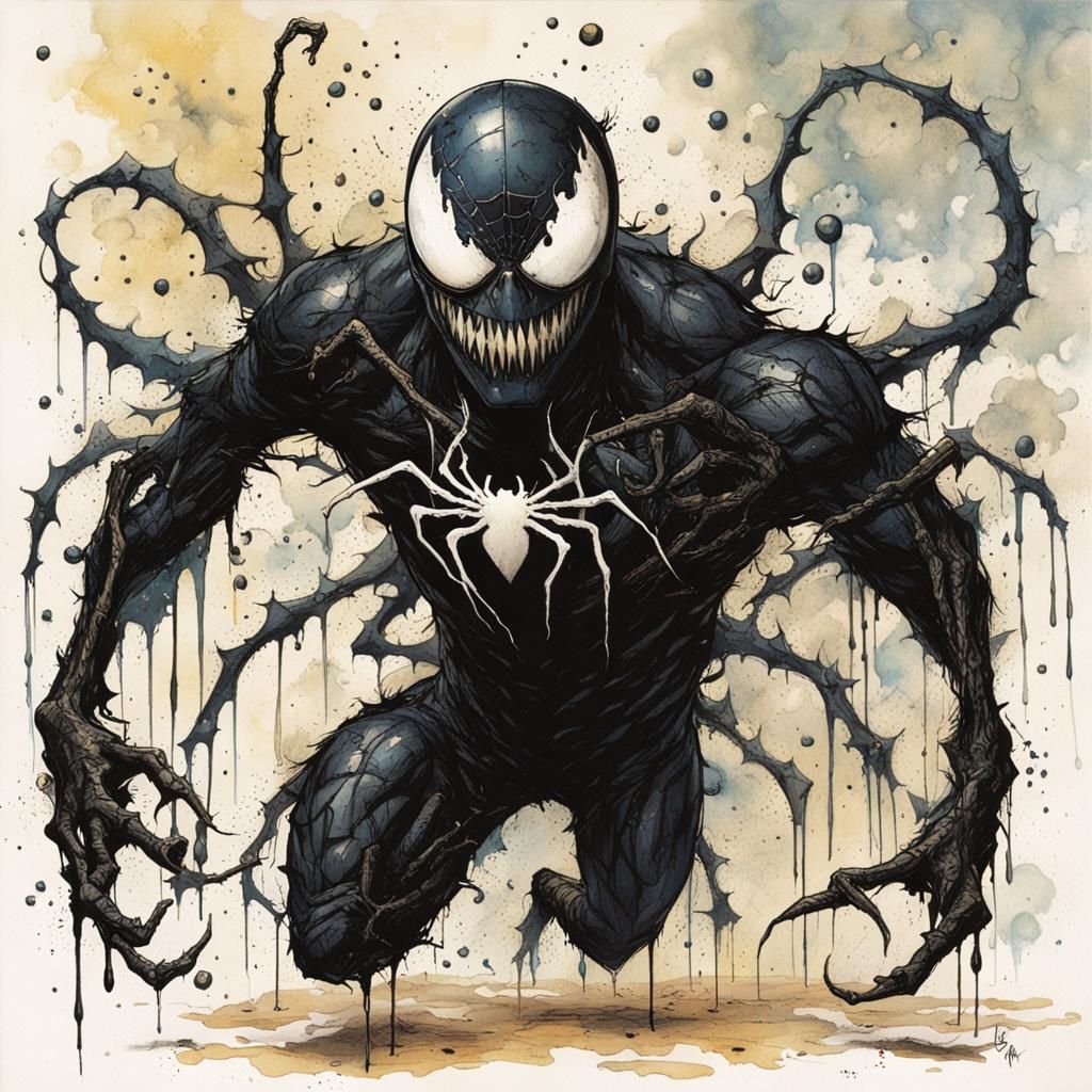 A Walmart smiley face turned into a Symbiote Venom suit for Peter ...