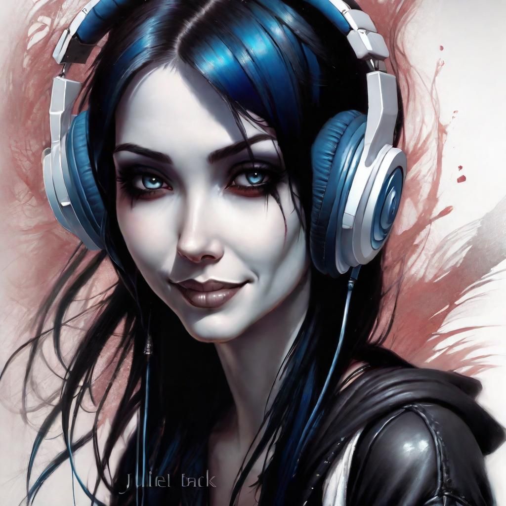 Digital painting style of, Atsushi Ohkubo, Karol Bak, Julie Bell ...