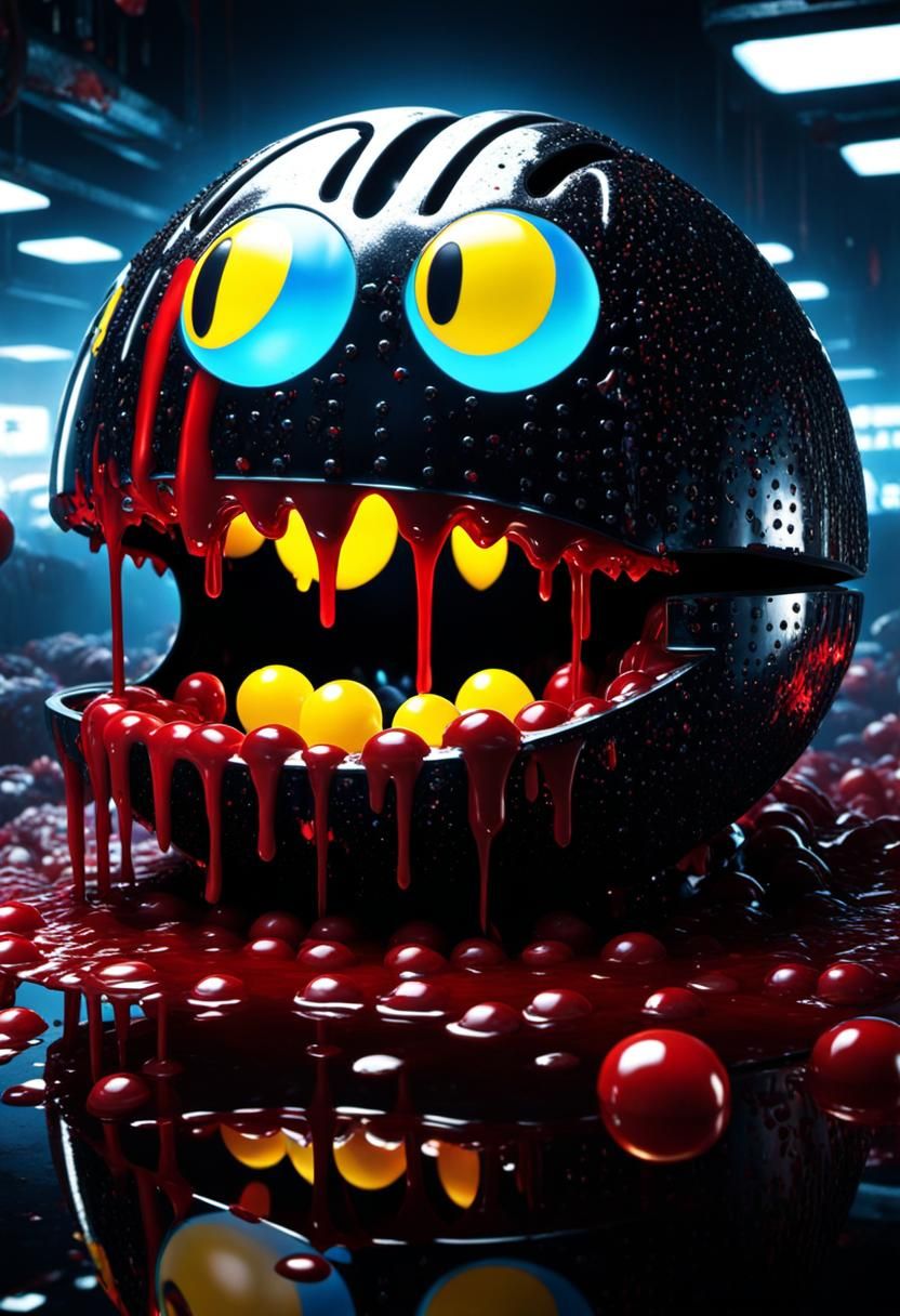 Zombie Pac-Man - AI Generated Artwork - NightCafe Creator