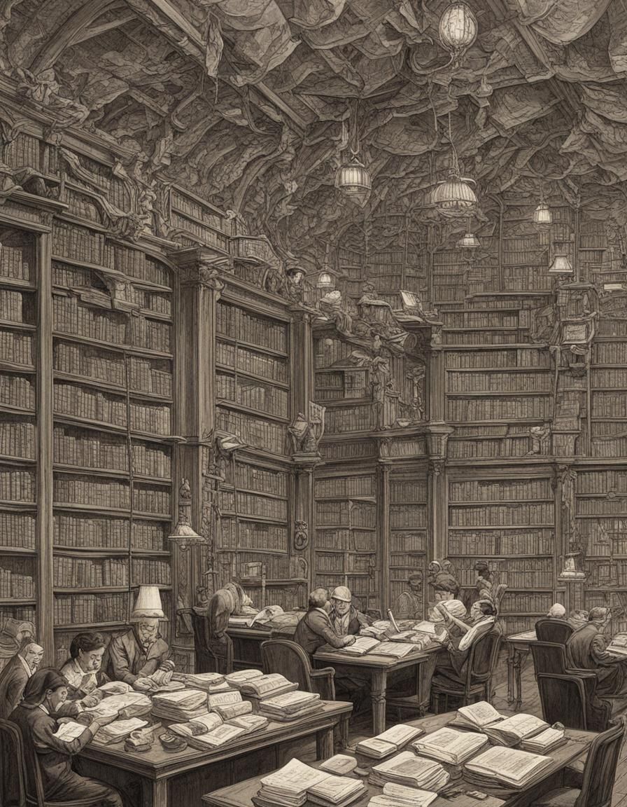 Captain Nemo's library - AI Generated Artwork - NightCafe Creator