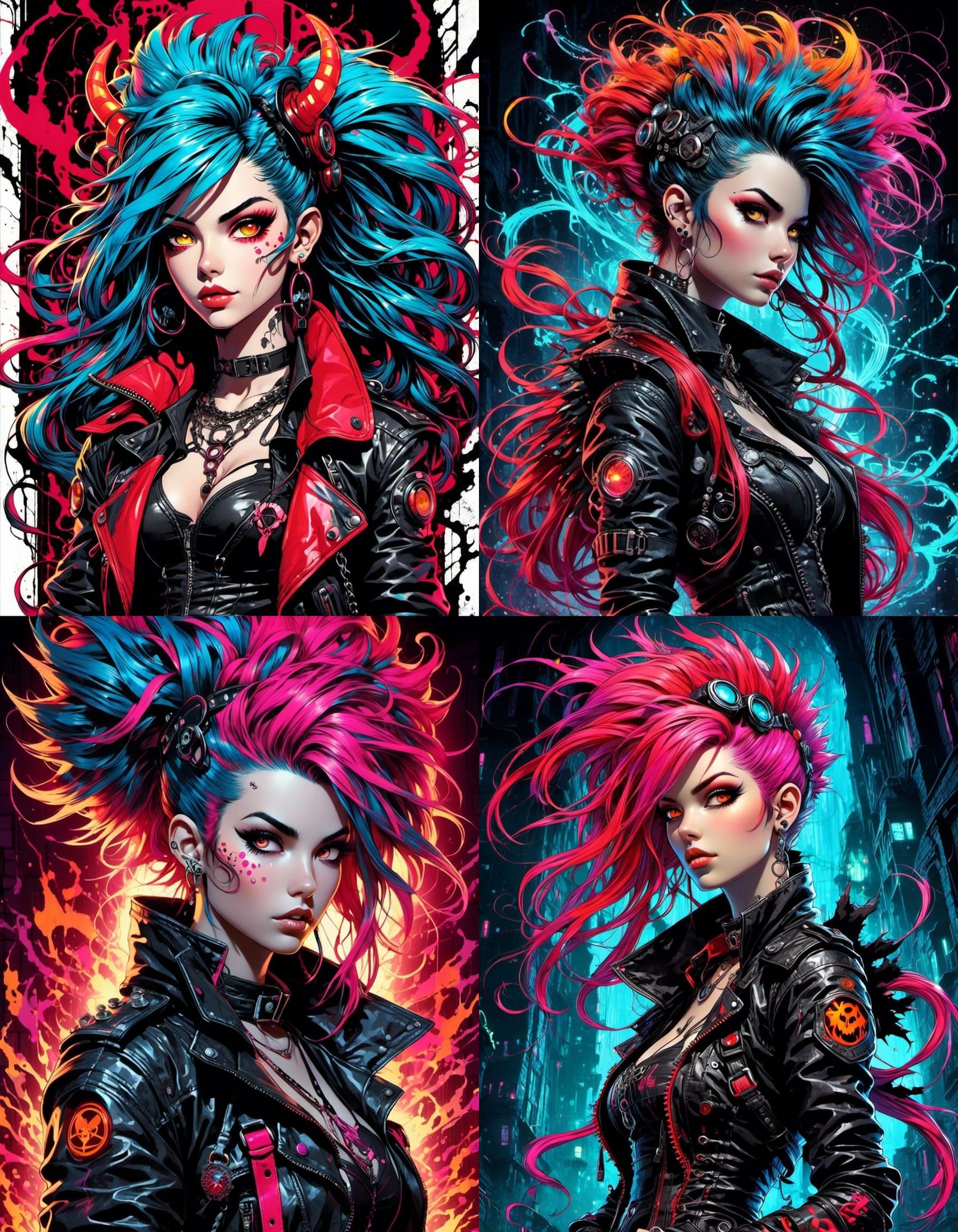 Devil punk - AI Generated Artwork - NightCafe Creator