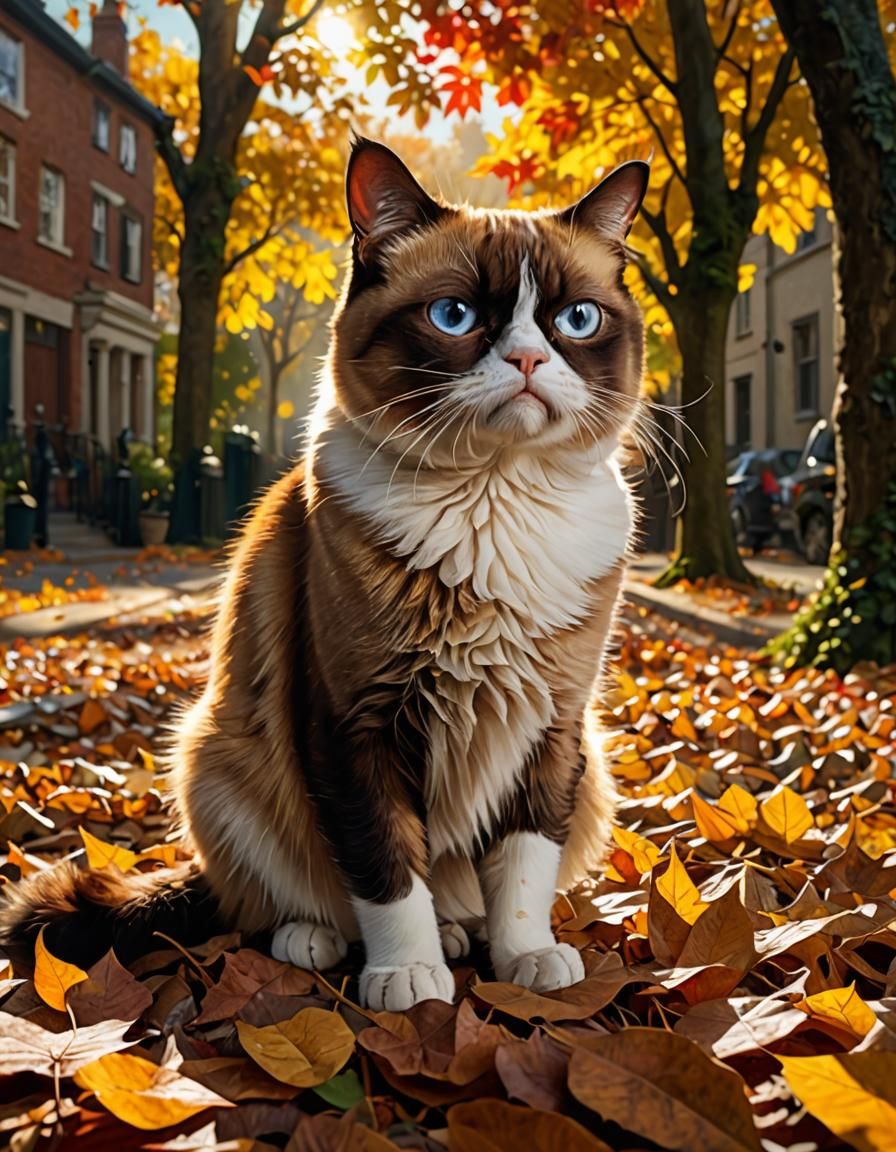 Grumpy Cat Tribute (2) - AI Generated Artwork - NightCafe Creator