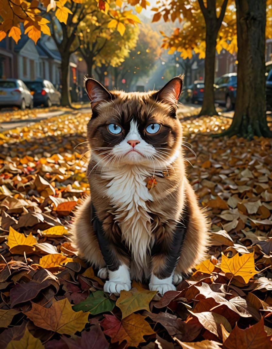 Grumpy Cat Tribute (4) - AI Generated Artwork - NightCafe Creator