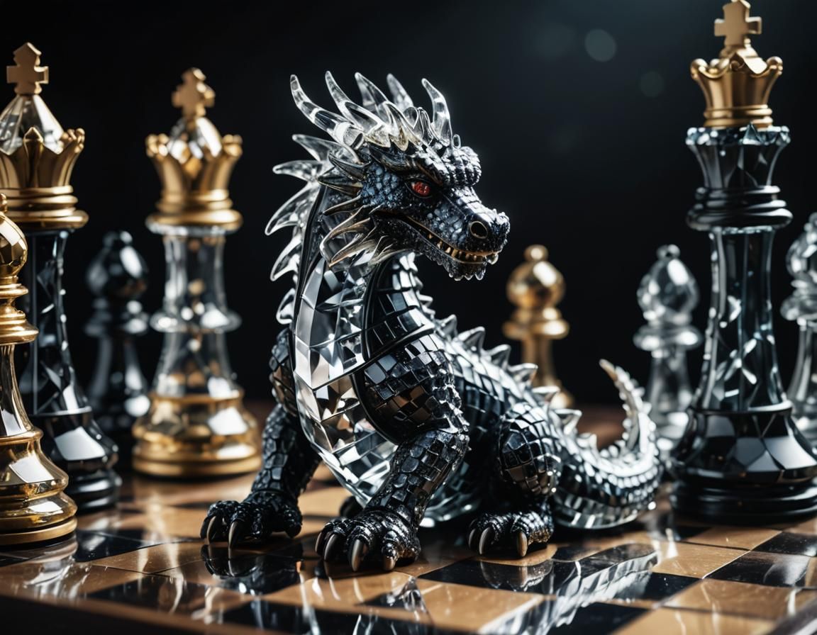 a chess dragon - AI Generated Artwork - NightCafe Creator
