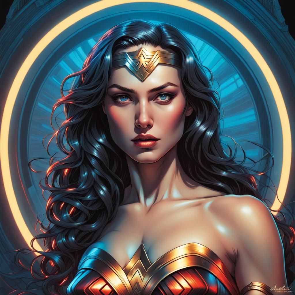 Princess Diana Of Themyscira Aka Wonder Woman Ai Generated Artwork