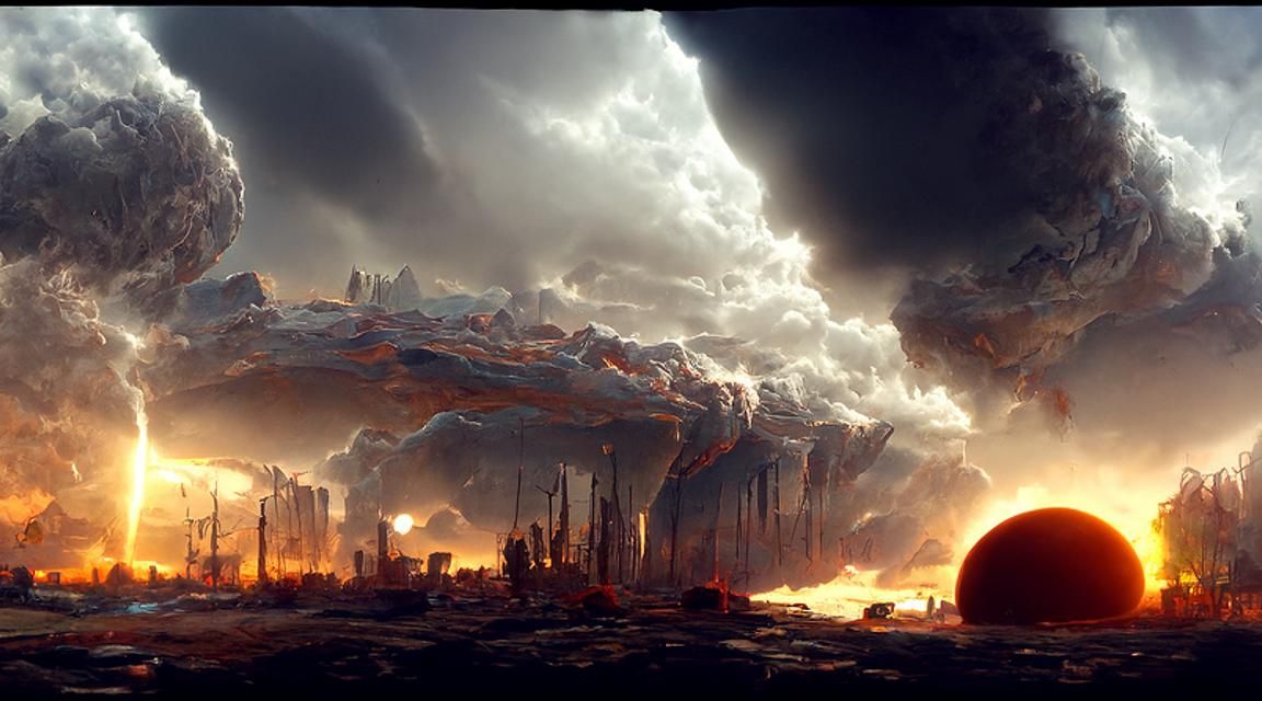 The collapse - AI Generated Artwork - NightCafe Creator