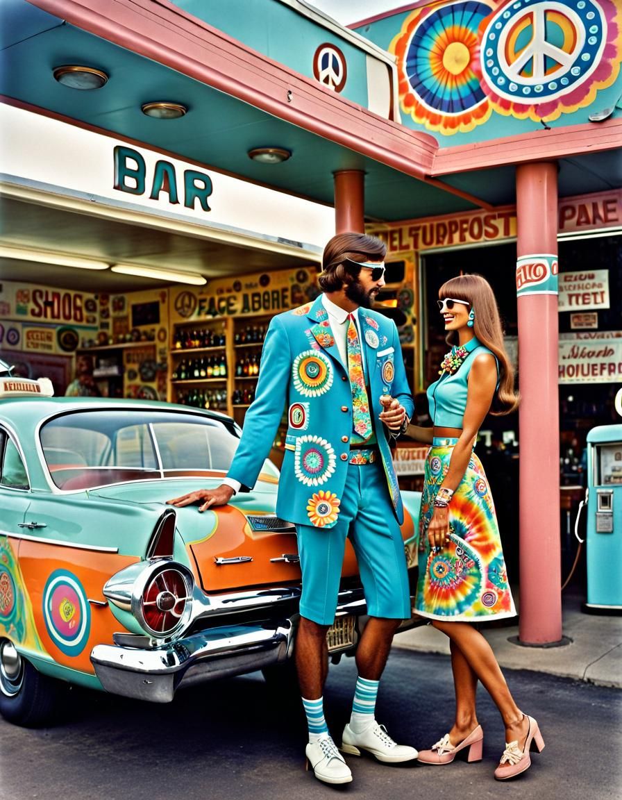 Groovy 60's - AI Generated Artwork - NightCafe Creator