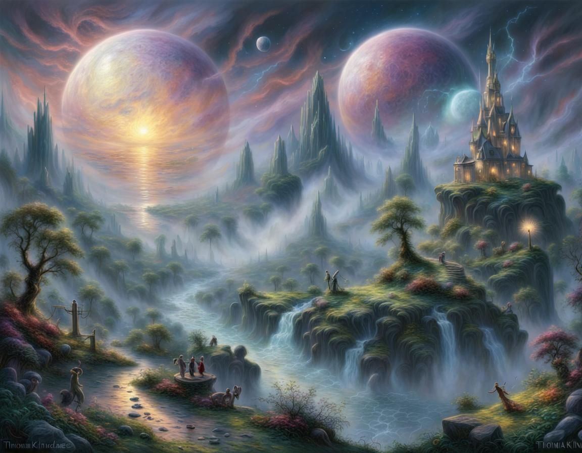 Fantasy world - AI Generated Artwork - NightCafe Creator