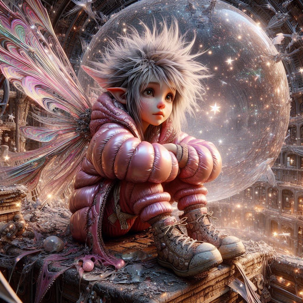Female Pixie in pink.. - AI Generated Artwork - NightCafe Creator