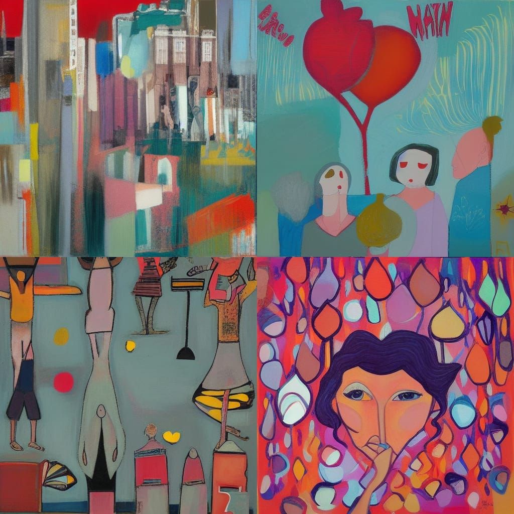 by Marcia Hafif - AI Generated Artwork - NightCafe Creator