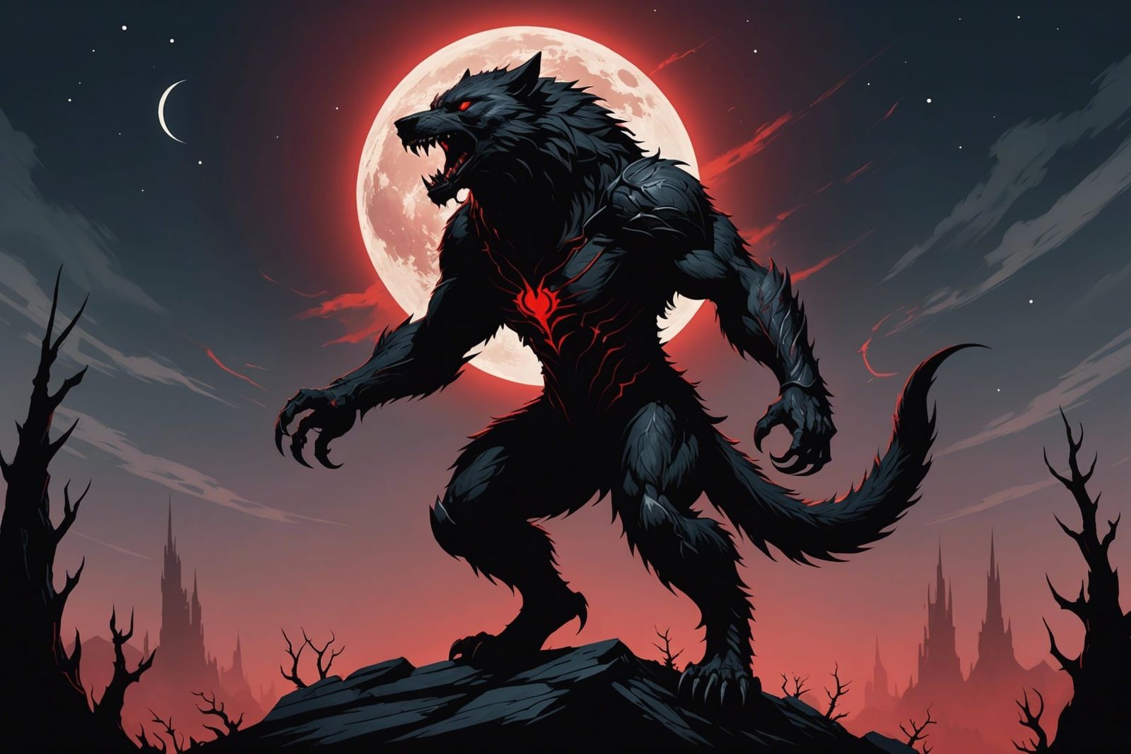 werewolf - AI Generated Artwork - NightCafe Creator