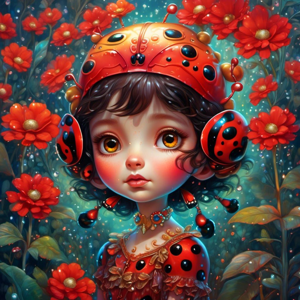 Ladybug - AI Generated Artwork - NightCafe Creator
