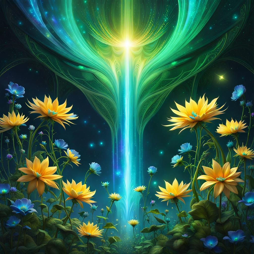 Plant magic - AI Generated Artwork - NightCafe Creator