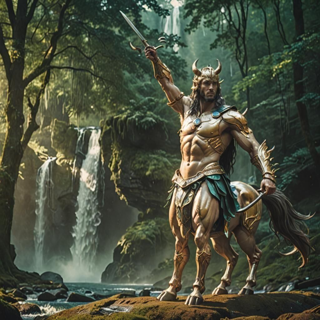 haha! i made a centaur - AI Generated Artwork - NightCafe Creator