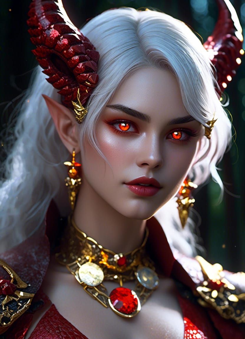 the demon woman - AI Generated Artwork - NightCafe Creator