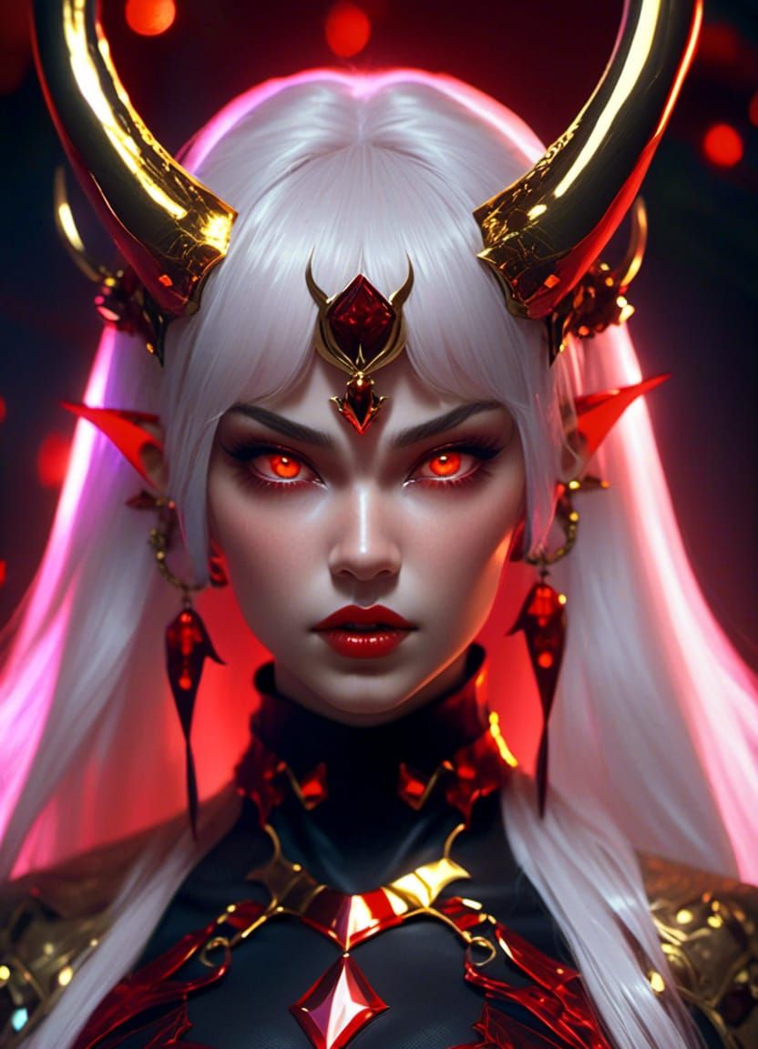 the demon woman - AI Generated Artwork - NightCafe Creator