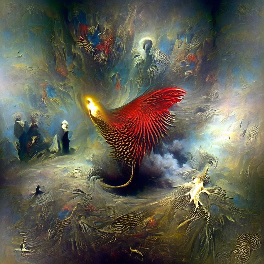 A Phoenix - AI Generated Artwork - NightCafe Creator