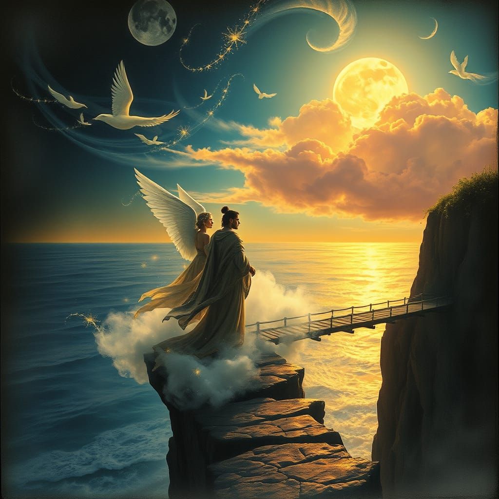 angelic bridge - Ethereal Bridge to a Mystic Realm