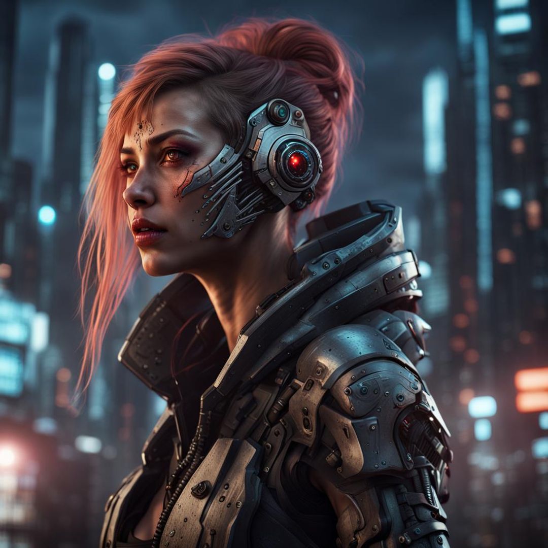 Cyberpunk Mercenaries - AI Generated Artwork - NightCafe Creator