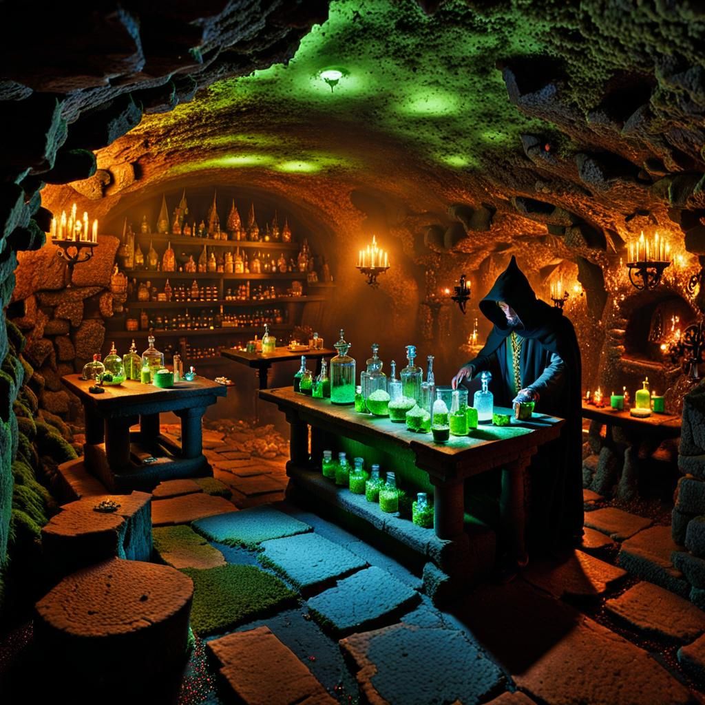 Medieval Villain Dungeon Lair - AI Generated Artwork - NightCafe Creator