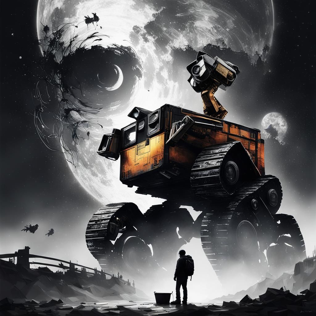 Masterpiece Monday. ( WALL E has grown up ) - AI Generated Artwork ...