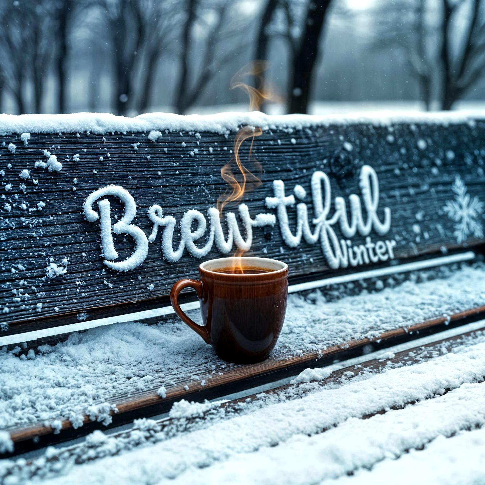 Brew-tiful Winter - Winter Wonderland Coffee Oasis