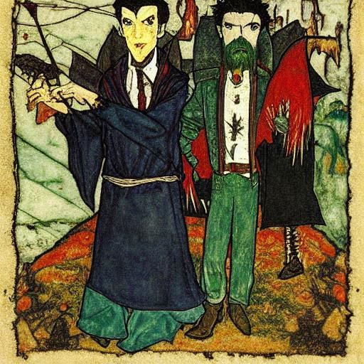 Vampires and vampire devils in RPG video game Made-up Video Game ...