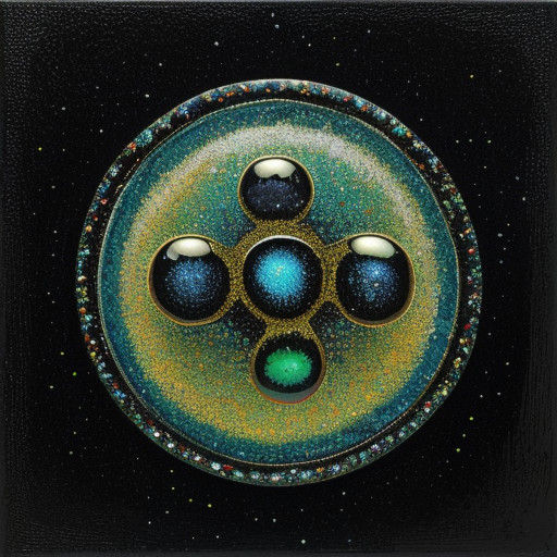 Radiant Neo-Impressionist Painting with Melting Gl... - AI Art