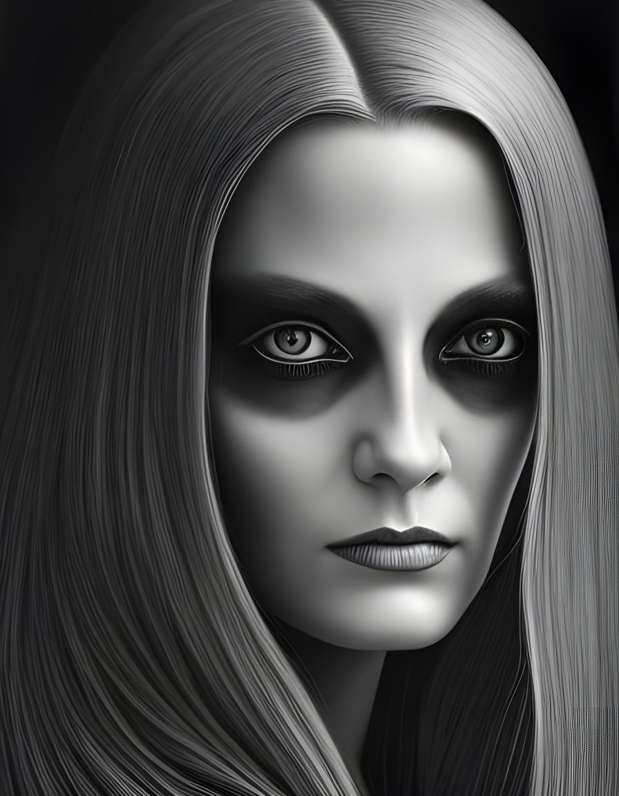 panda eyes girl - AI Generated Artwork - NightCafe Creator