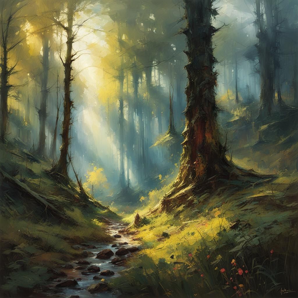 Forest - AI Generated Artwork - NightCafe Creator