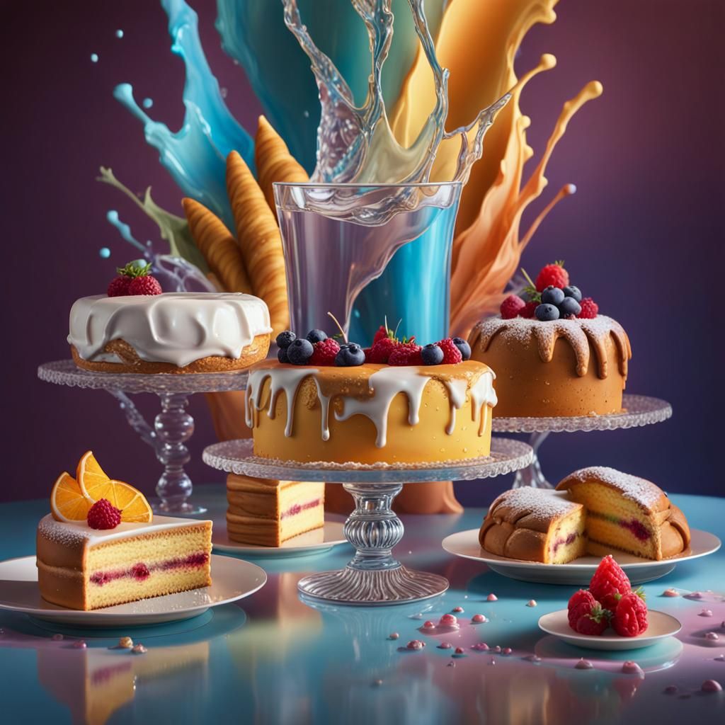 Cakes - AI Generated Artwork - NightCafe Creator