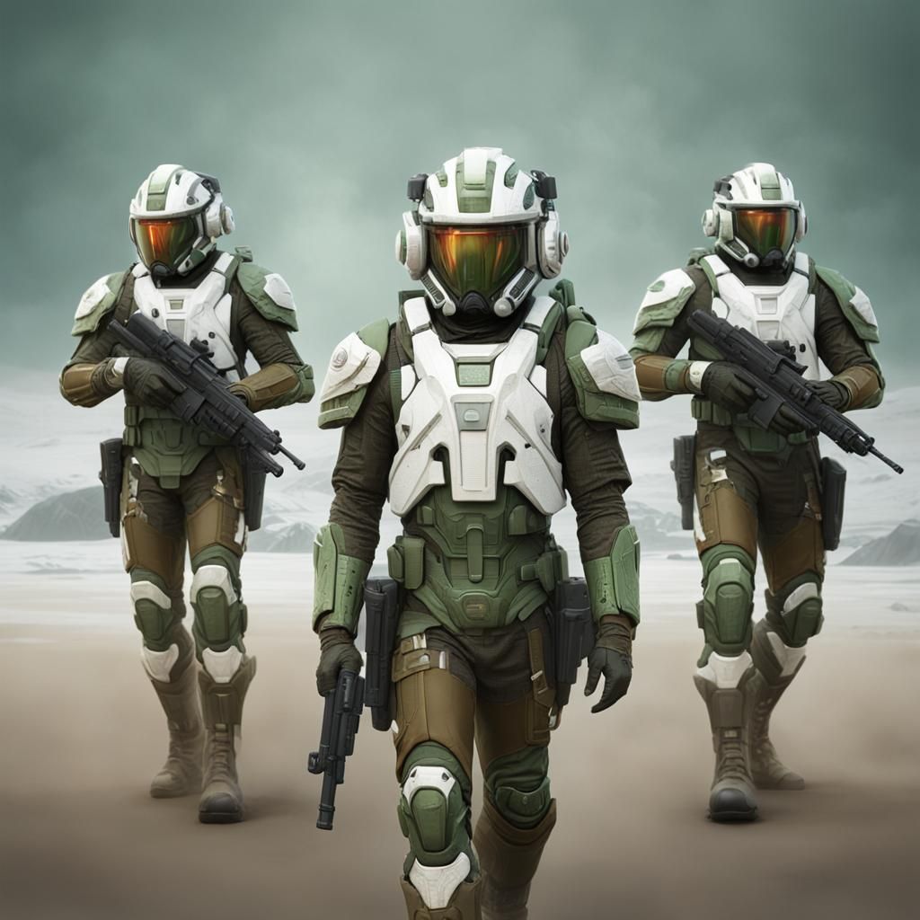 Rebel Infantry in 2205 - AI Generated Artwork - NightCafe Creator