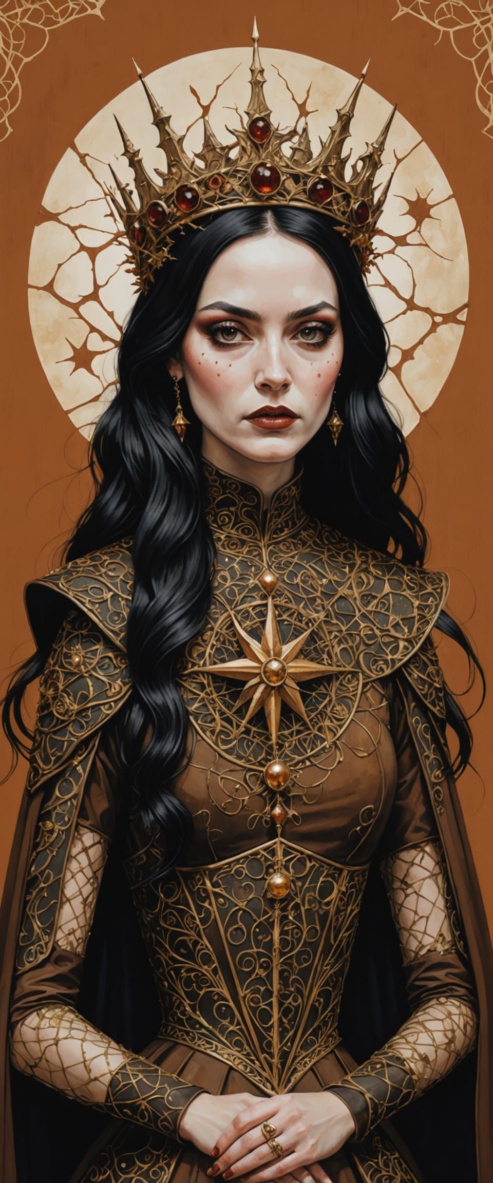 queen with golden dress - queen with golden dress