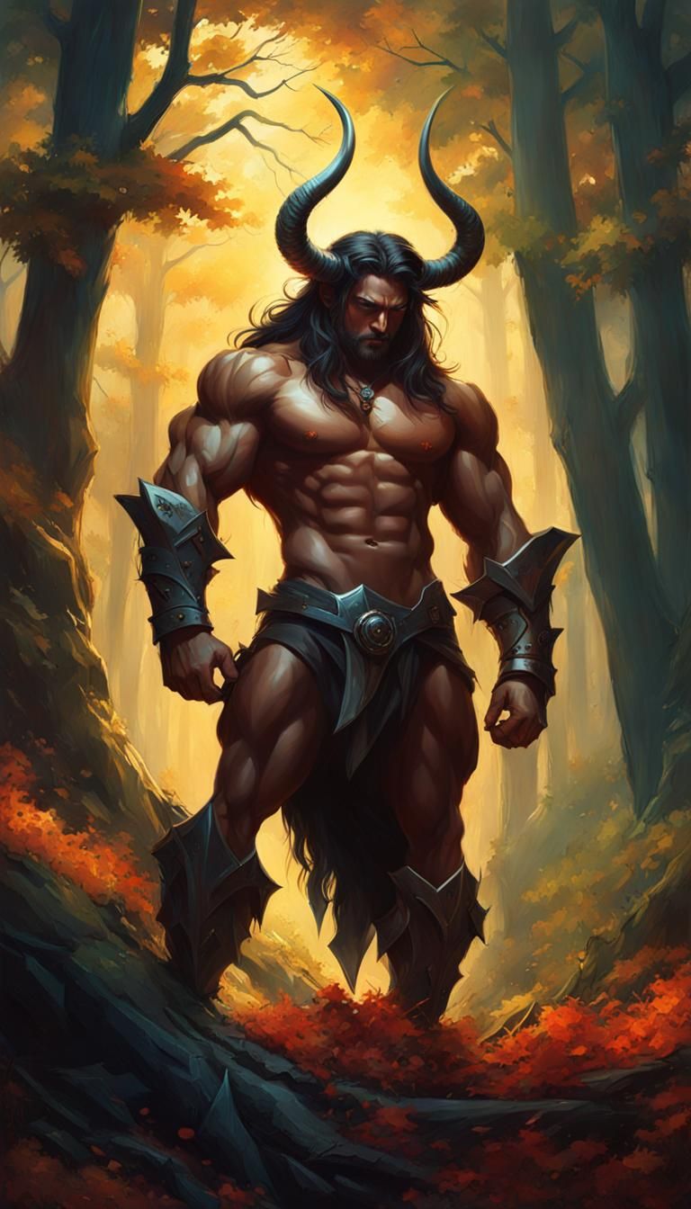 Minotaur Hybrid - AI Generated Artwork - NightCafe Creator