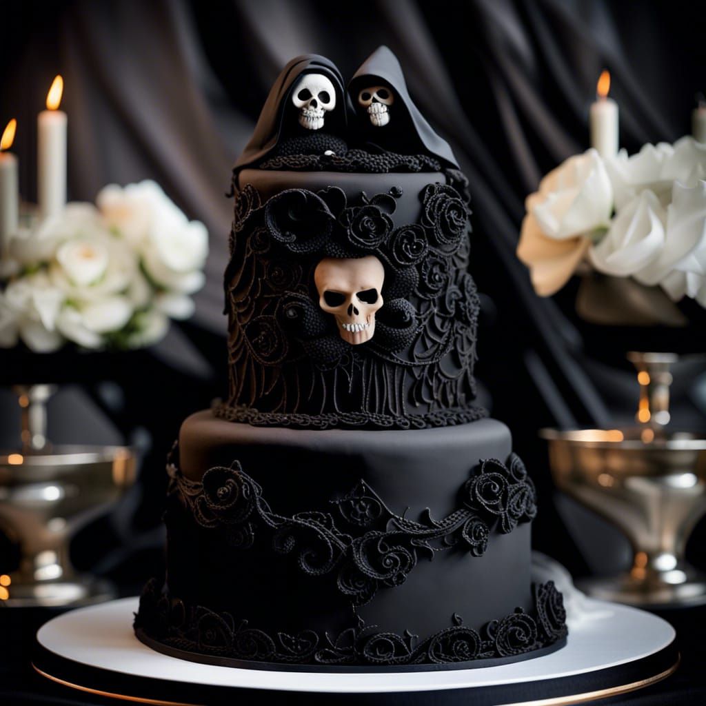 grim reapers wedding - AI Generated Artwork - NightCafe Creator