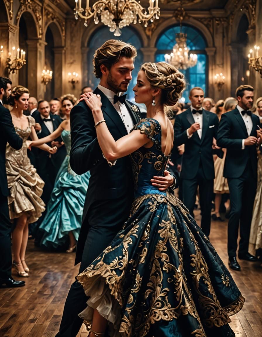 masquerade ball, people dancing i - AI Generated Artwork - NightCafe ...