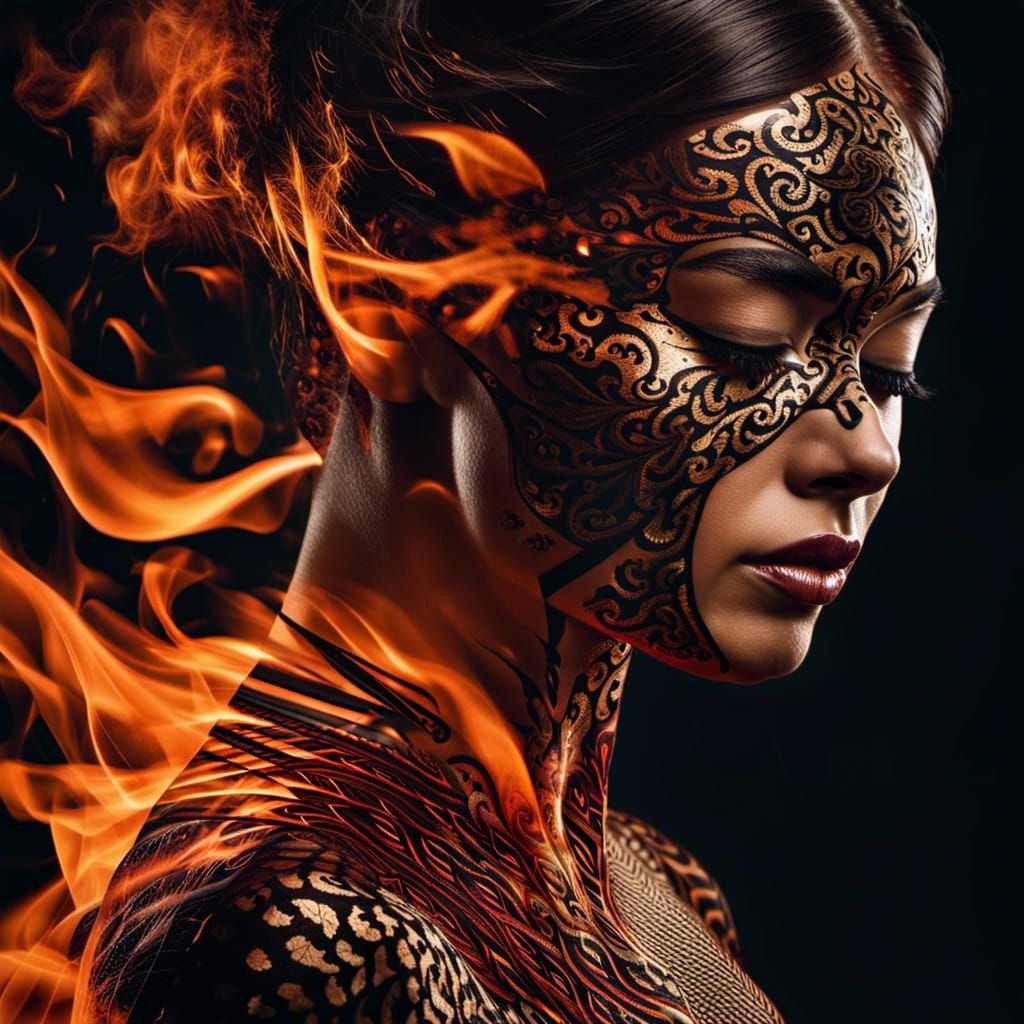 Fire and Flames - AI Generated Artwork - NightCafe Creator