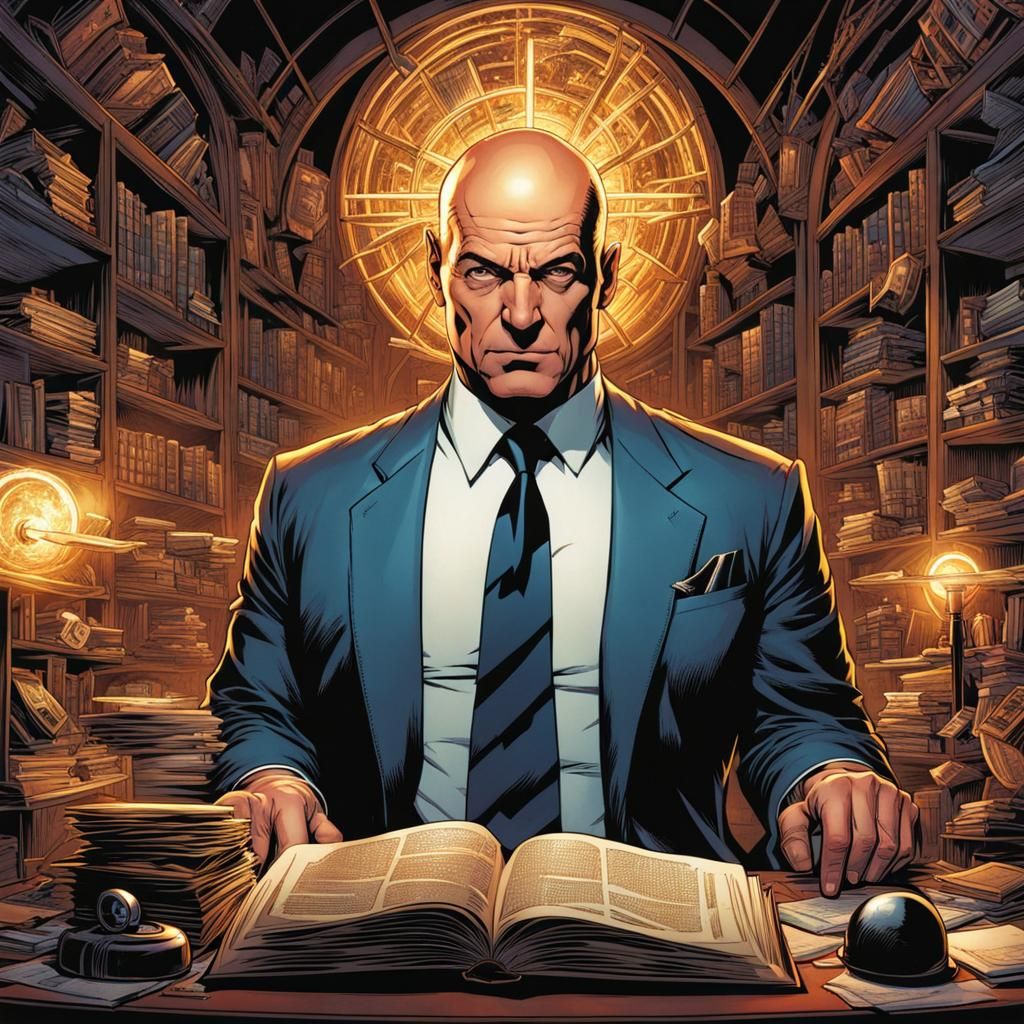 Professor X - AI Generated Artwork - NightCafe Creator