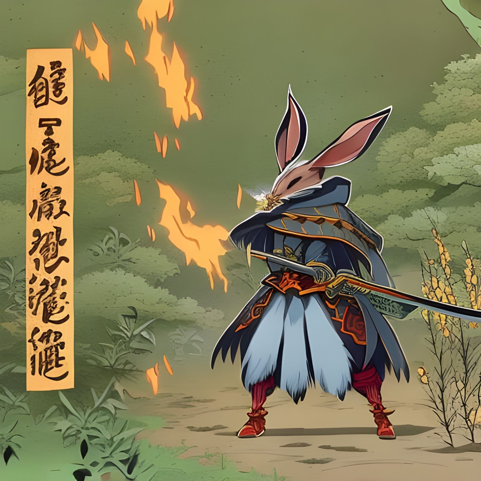 Haste of the Hare.. (Nousagi) - AI Generated Artwork - NightCafe Creator