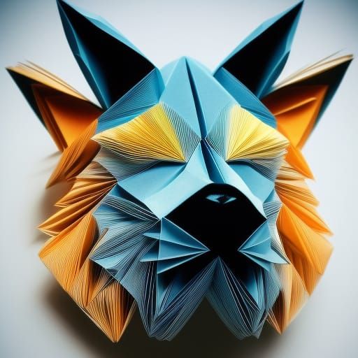 3D Paper sculpture - AI Generated Artwork - NightCafe Creator