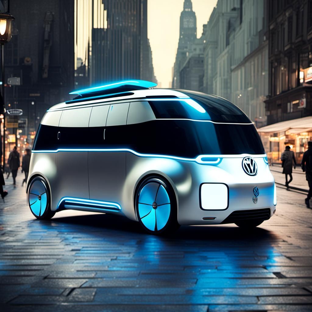 Volkswagen T1 reimagined - AI Generated Artwork - NightCafe Creator
