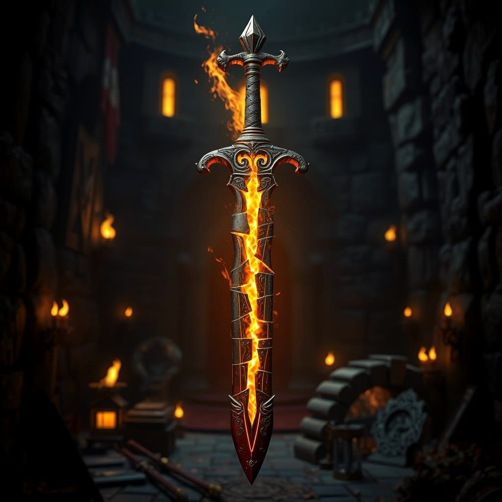 The Legendary Fire Sword on Its Throne #2