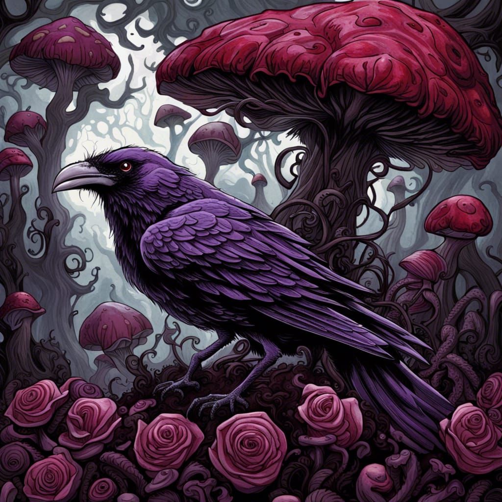 A Raven Named Destiny - AI Generated Artwork - NightCafe Creator