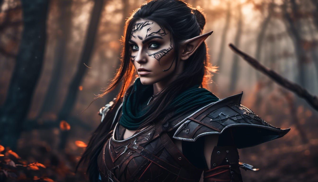 Elf Hunter - AI Generated Artwork - NightCafe Creator