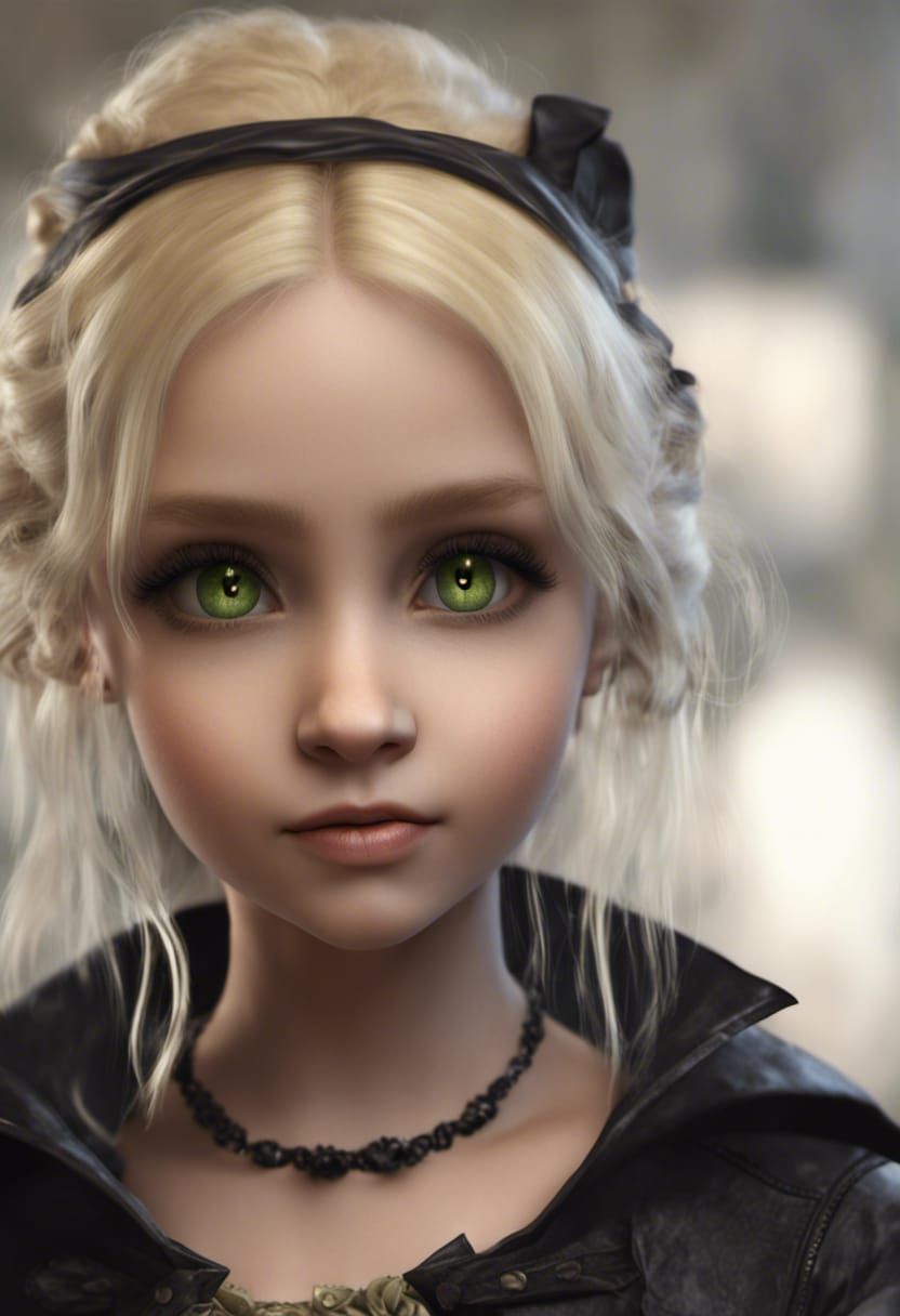 Blonde Cute Girl - AI Generated Artwork - NightCafe Creator