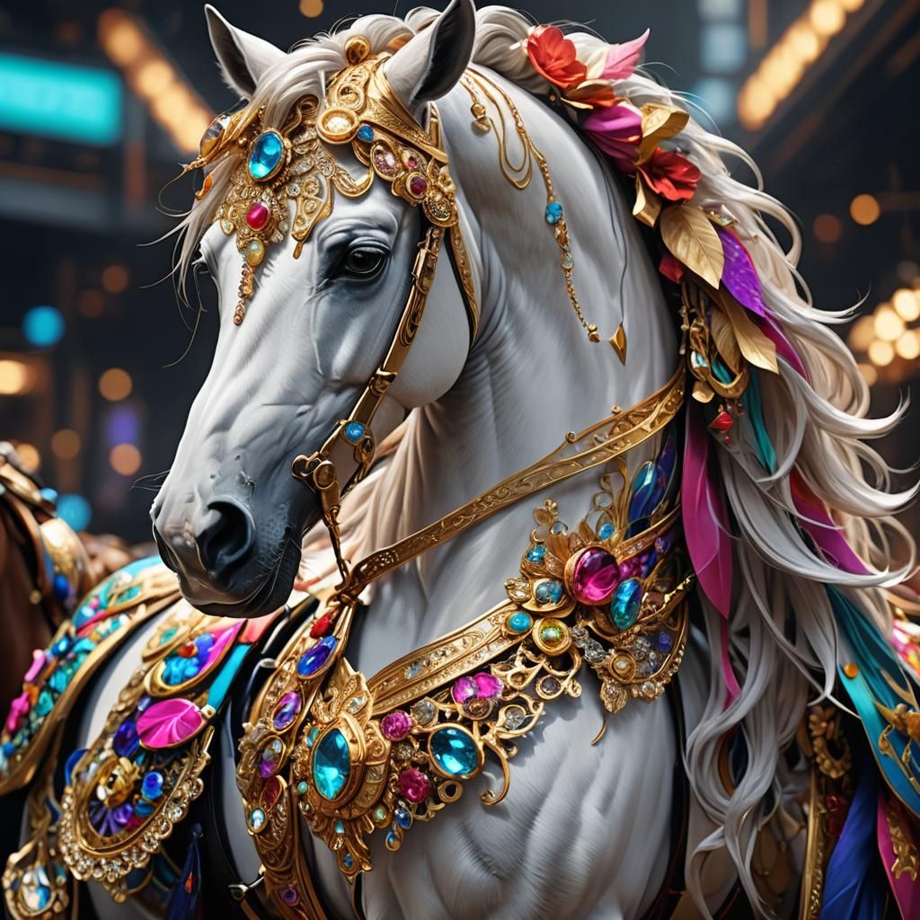 Horse beauty - AI Generated Artwork - NightCafe Creator