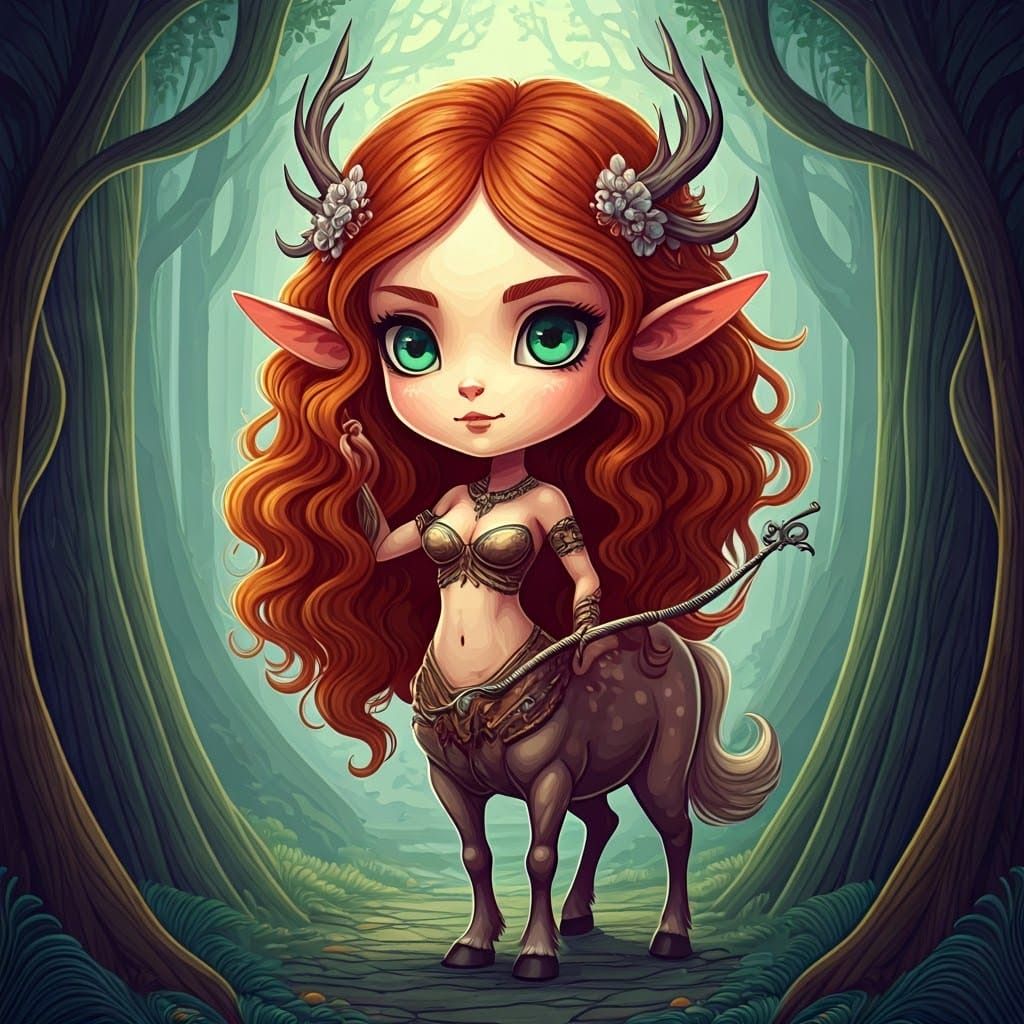 A chibi female centaur named Lilya - Chibi Female Centaur in...