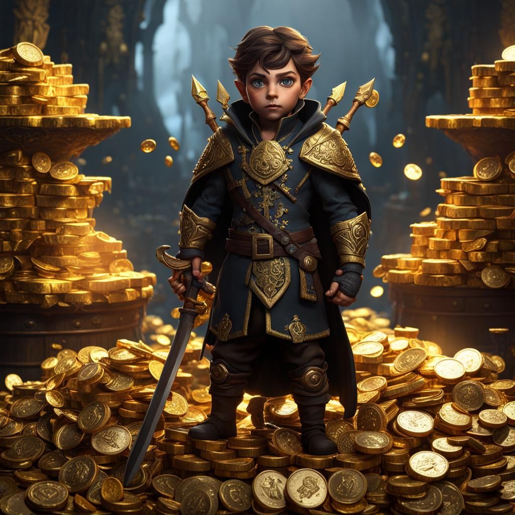 Evil halfling rogue, dont trust him - AI Generated Artwork - NightCafe ...