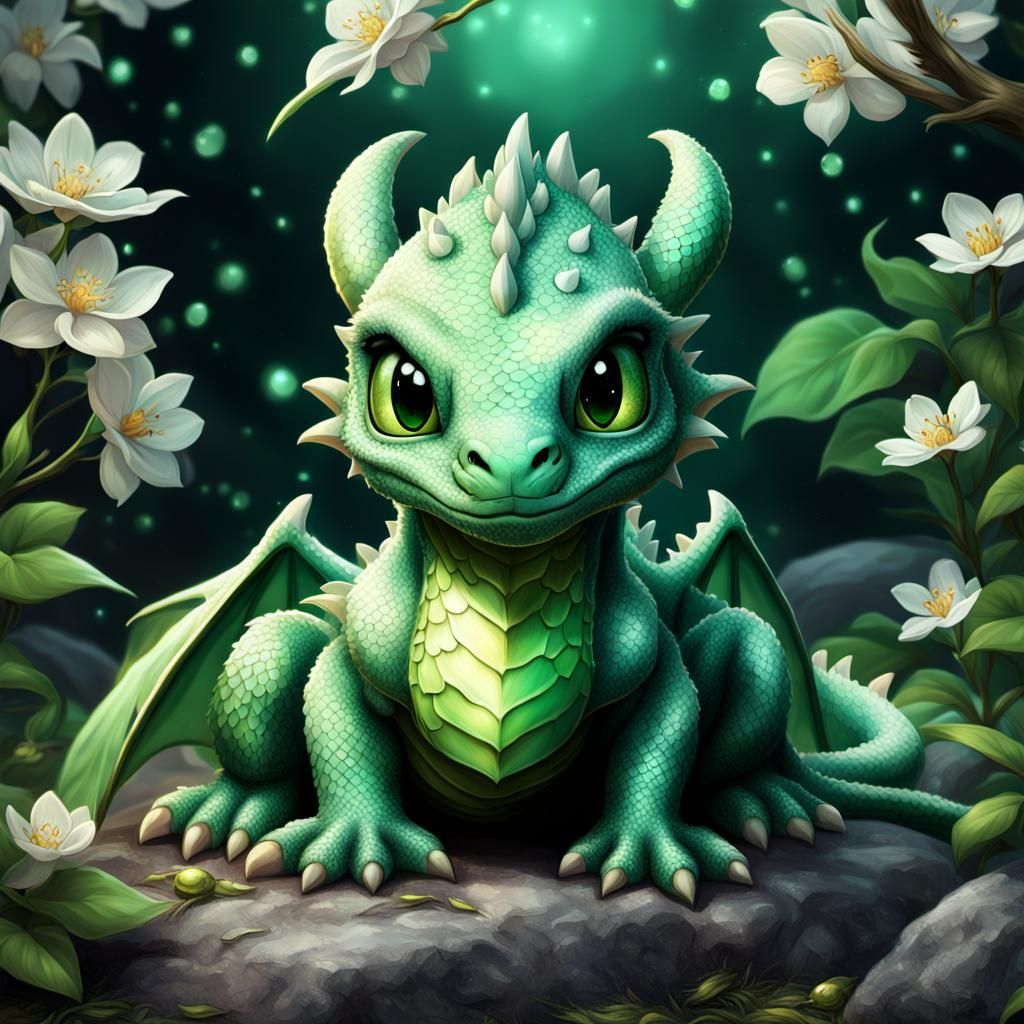 Cute dragon - AI Generated Artwork - NightCafe Creator