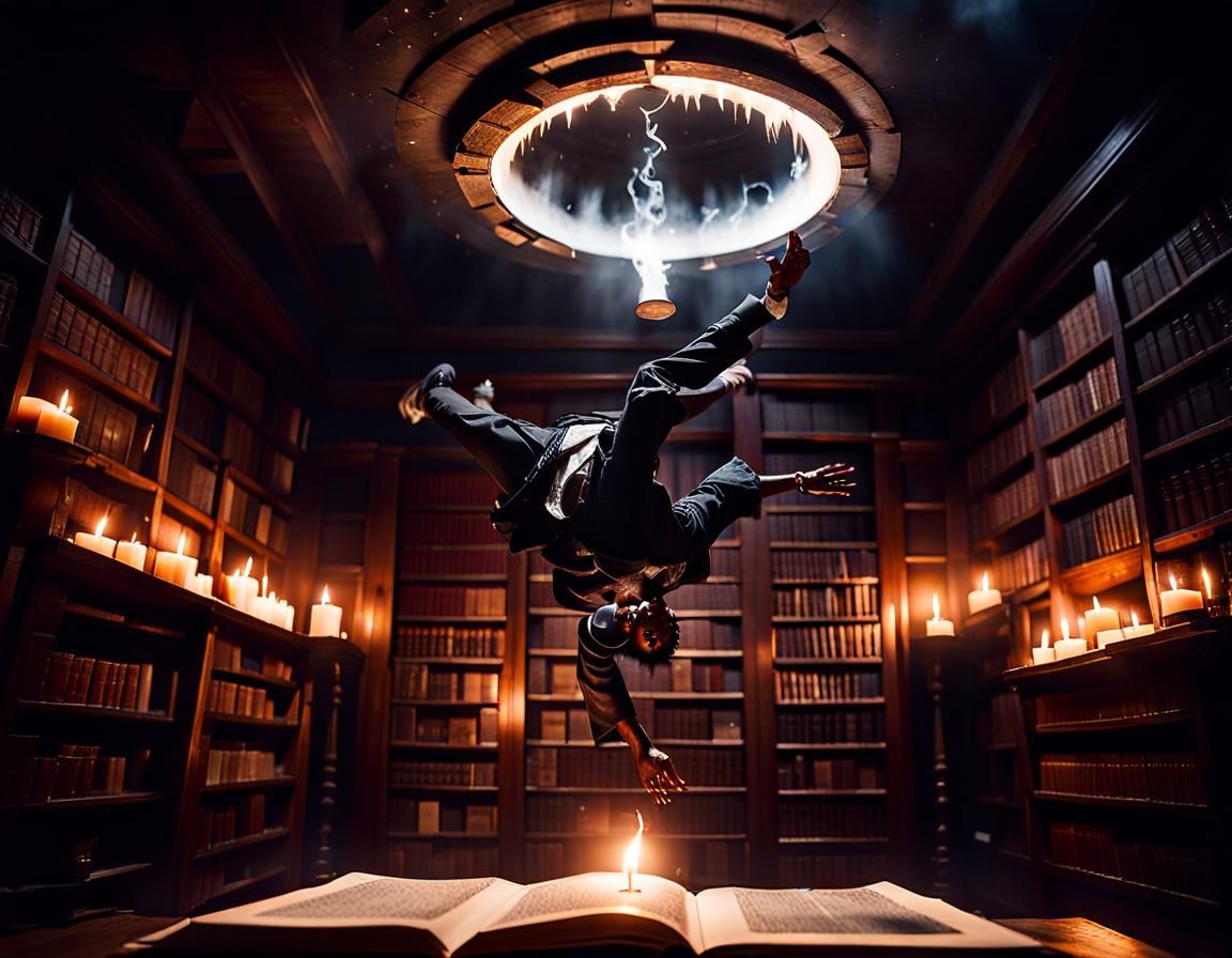 89N8G, floating upside down 18 year old black american wizard, floating ...